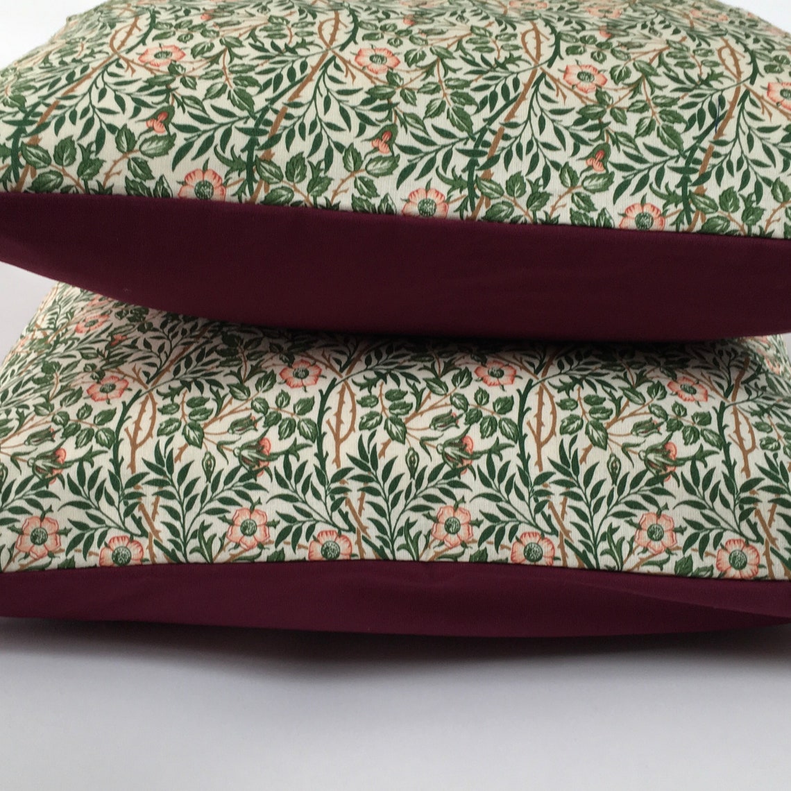 William Morris Sweet Briar Cushion Cover - Etsy