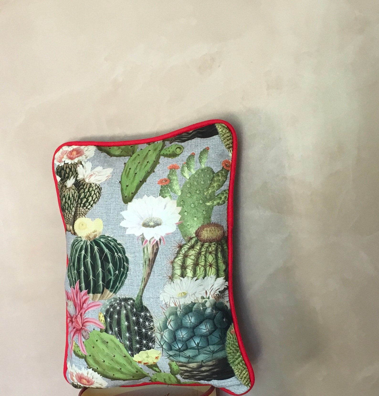 Cactus Cushion Cover rectangular - Etsy