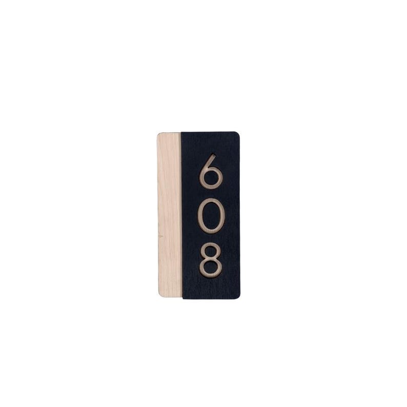 Custom Wooden Room Number Sign: Hotel & Airbnb Door Plaque - Etsy
