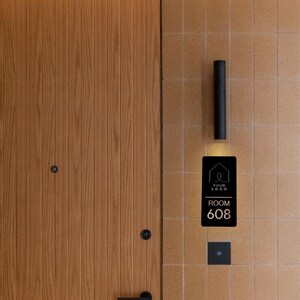 Custom Wooden Room Number Sign: Hotel & Airbnb Door Plaque - Etsy