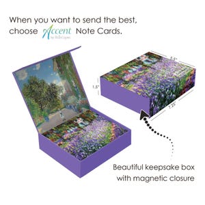 Note Cards - Monet Gardens - Box of 16 Cards & Envelopes - Etsy