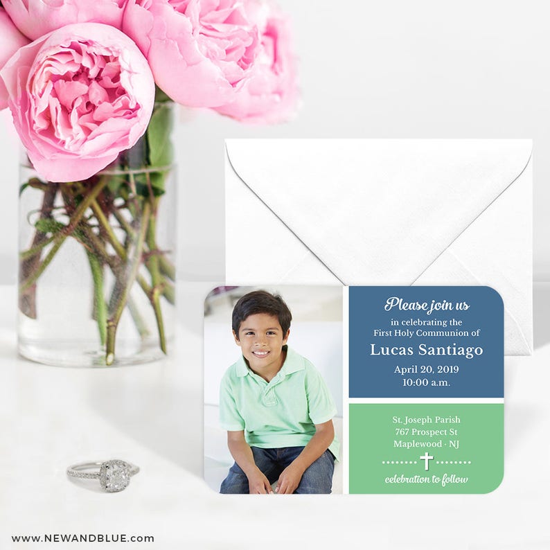 Holy Communion First Communion Save the Date Magnets | Etsy