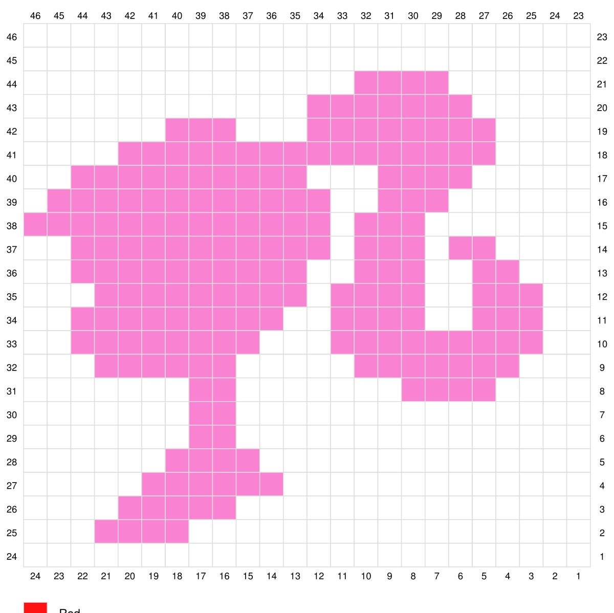 Pixel Barbie Corner2corner Crochet PATTERN ONLY - Etsy