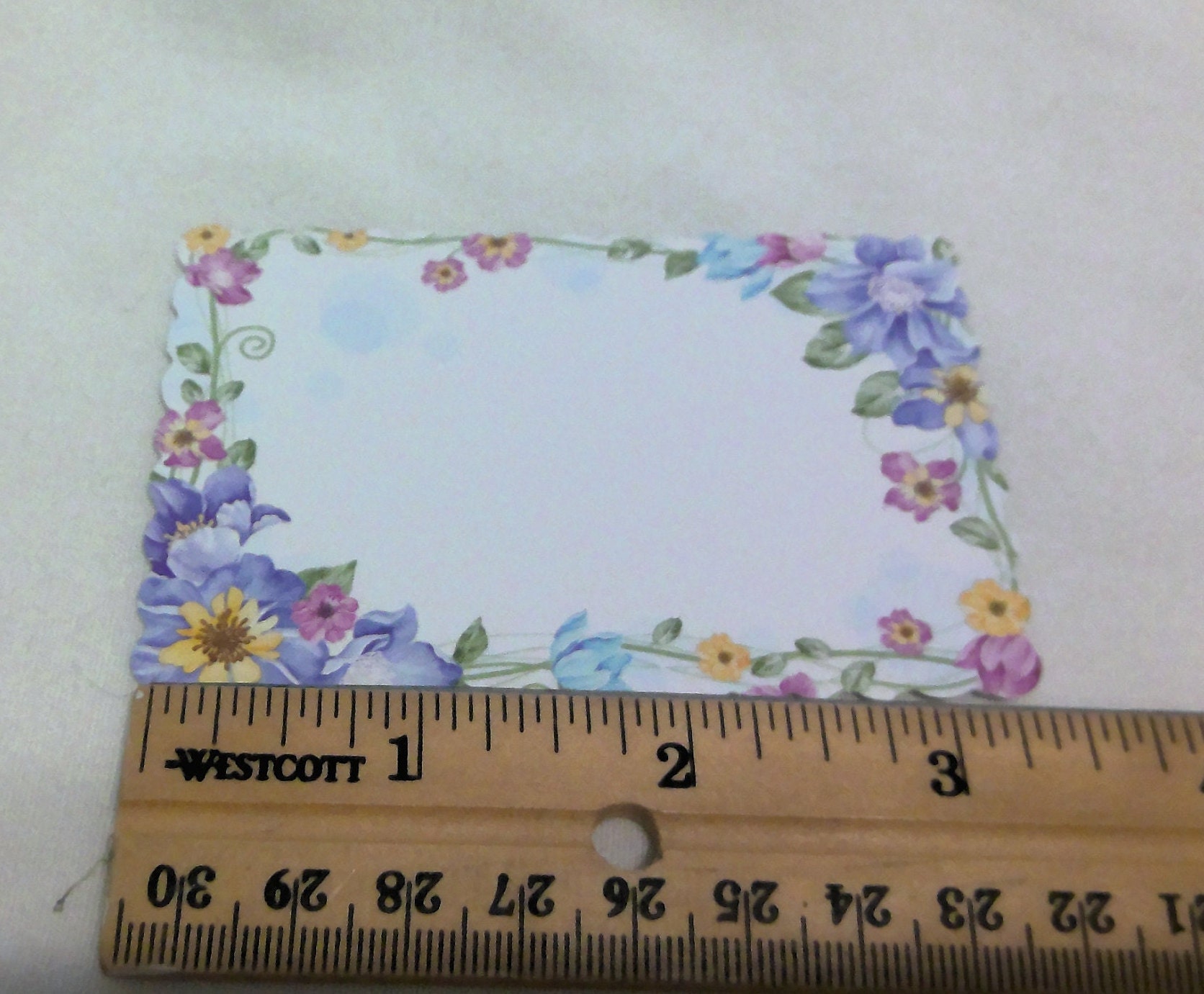 12 Blank Flower Enclosure Cards, Note Cards, Florist Supplies, Flower ...