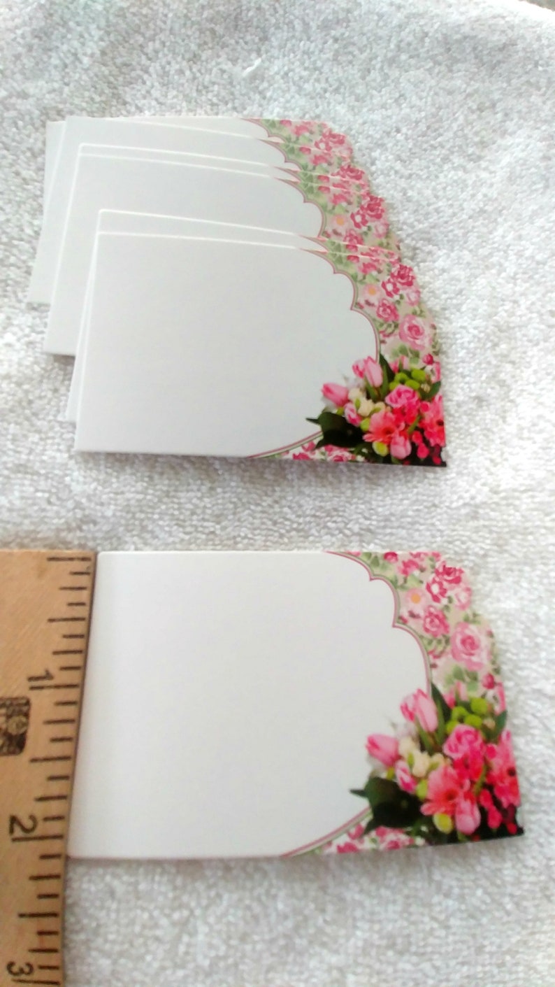 12 Blank Flower Enclosure Cards Note Cards Florist Supplies - Etsy