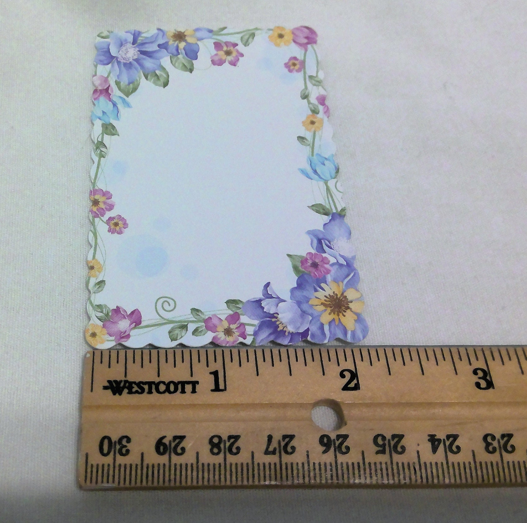 12 Blank Flower Enclosure Cards Note Cards Florist Supplies - Etsy