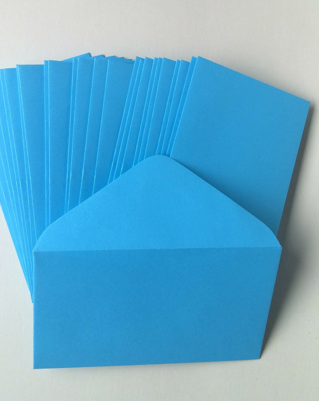 25 Bright Blue Florist Enclosure Card, 2.5x4.25" Envelopes - Etsy