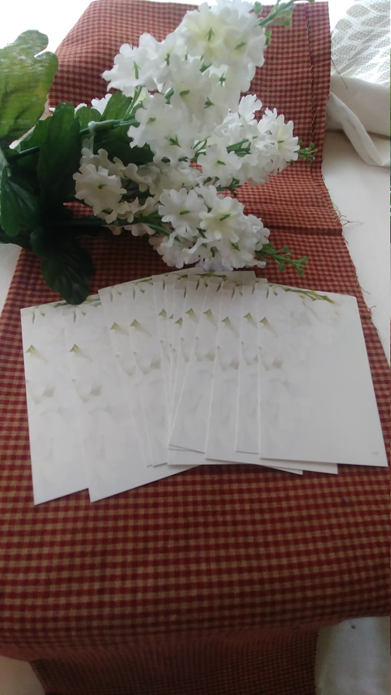 Blank Flower Enclosure Cards, Bouquet Tags, Wedding Supplies (set of 12 ...