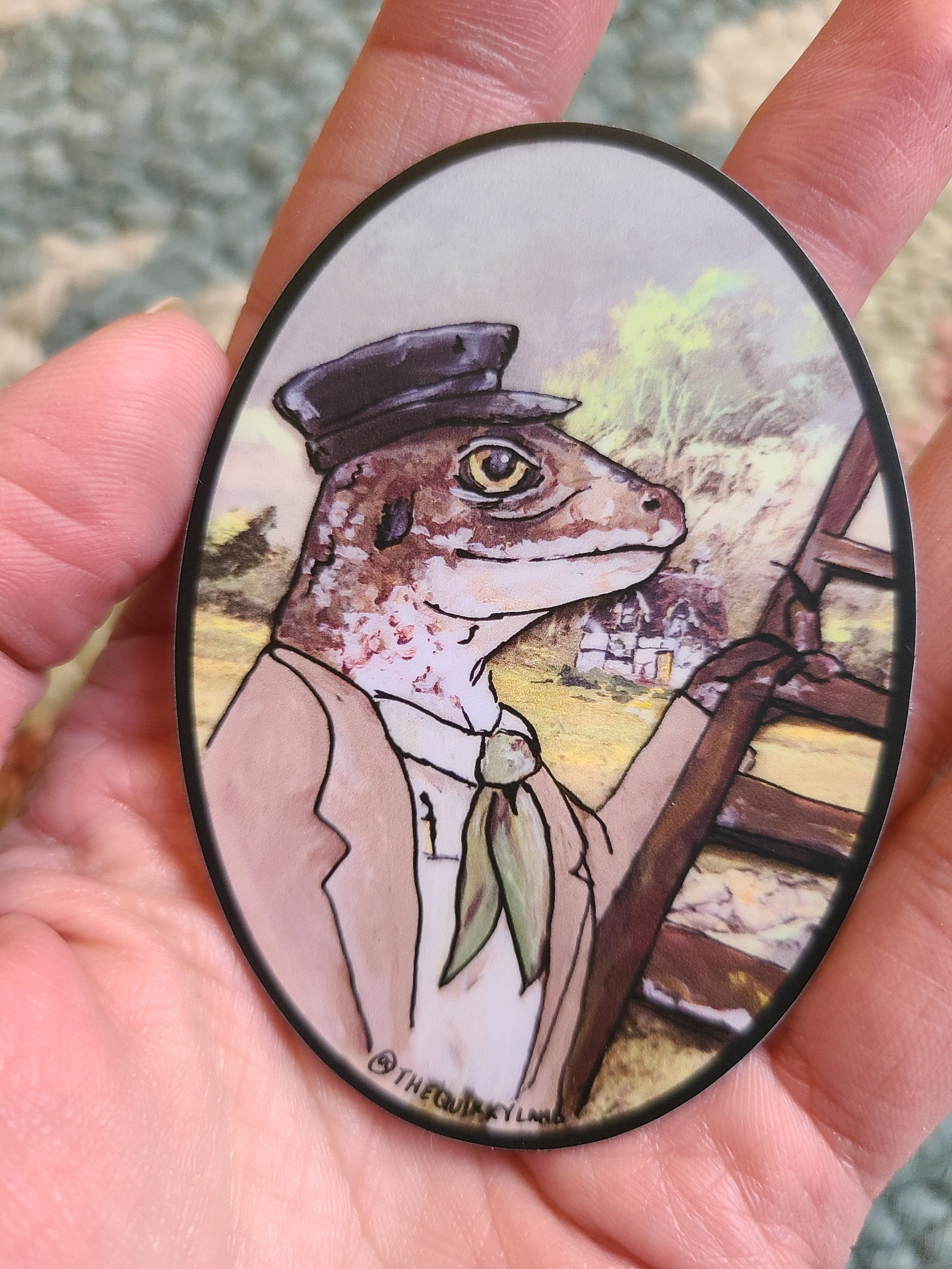 Bill the Lizard 3 Lizard Vinyl Sticker - Etsy