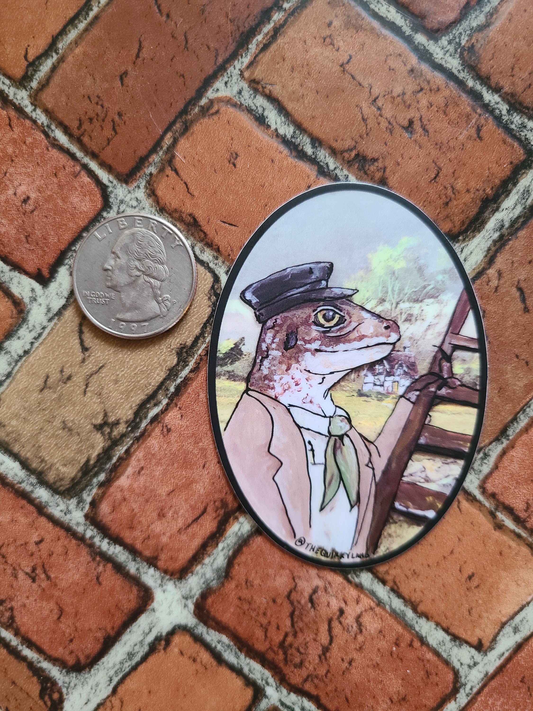 Bill the Lizard 3 Lizard Vinyl Sticker - Etsy