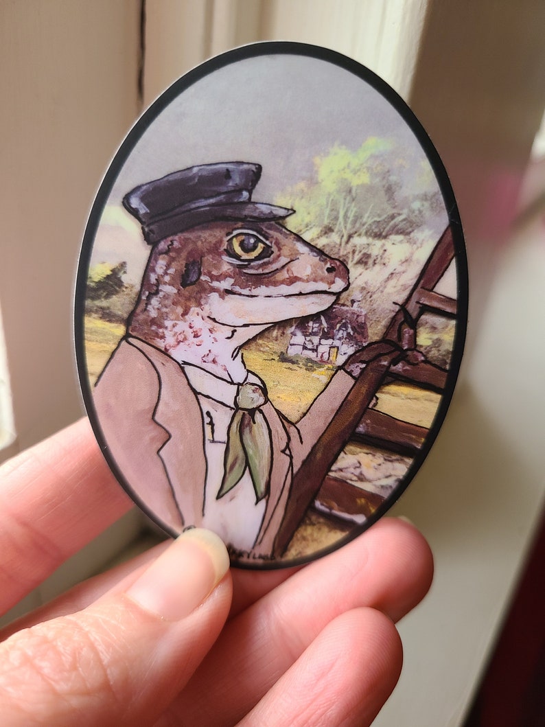 Bill the Lizard - 3" Lizard Vinyl Sticker - Etsy
