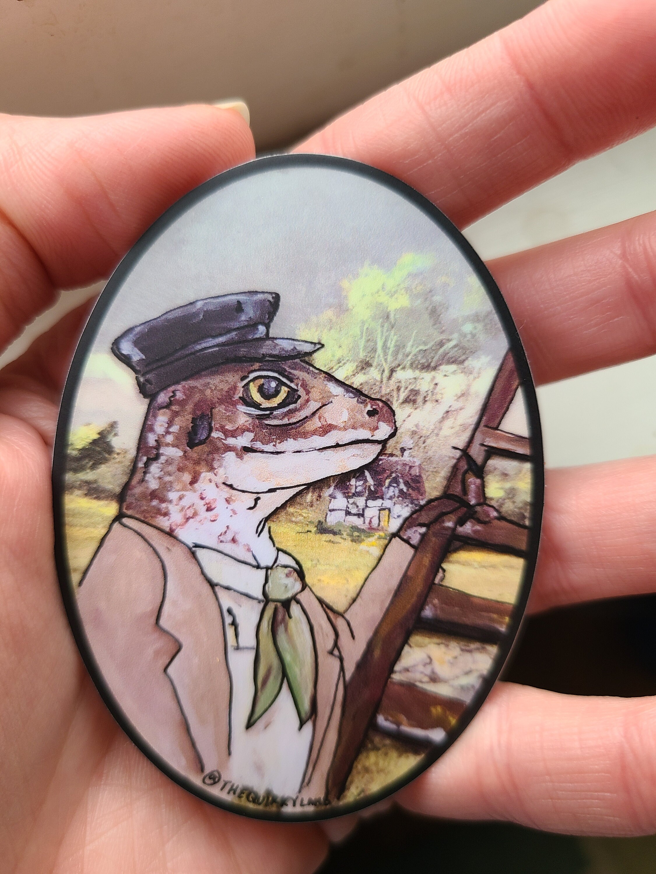 Bill the Lizard 3 Lizard Vinyl Sticker - Etsy