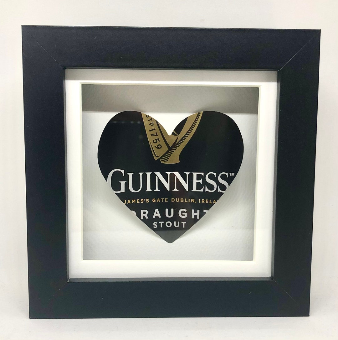 Guinness Curved Heart Frame - Etsy