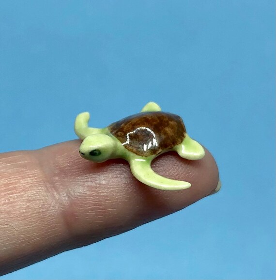 Miniature Ceramic Terrapin Turtle - Etsy