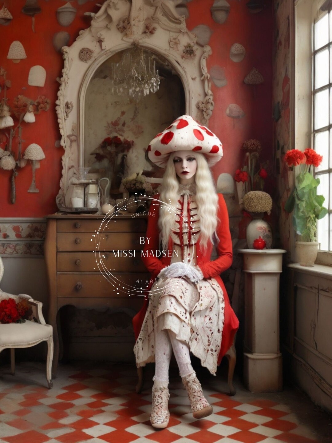 Cottagecore Chey 6x9 Journal Whimsical Haunting Slightly Dark Human ...