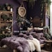 Cottagecore Purple Boho Bedroom 6x9 Journal Whimsical Haunting Dark ...