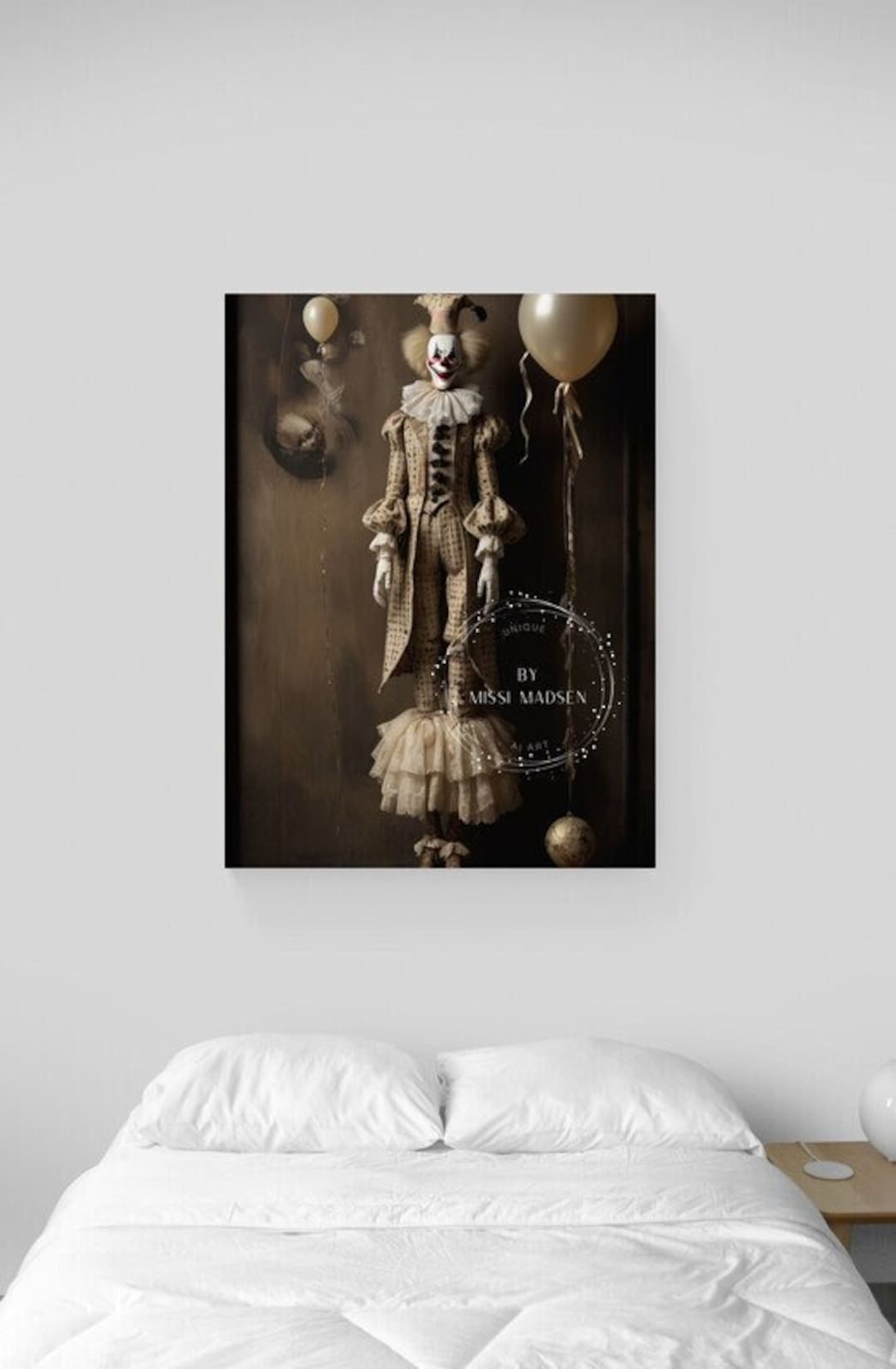 6x9 Birthday Clown Journal Whimsical Haunting Slightly Dark Human ...