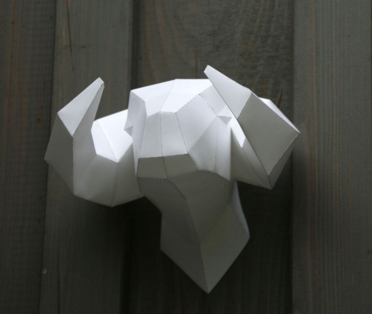 Mr Wall-ram, a Papercraft - Etsy