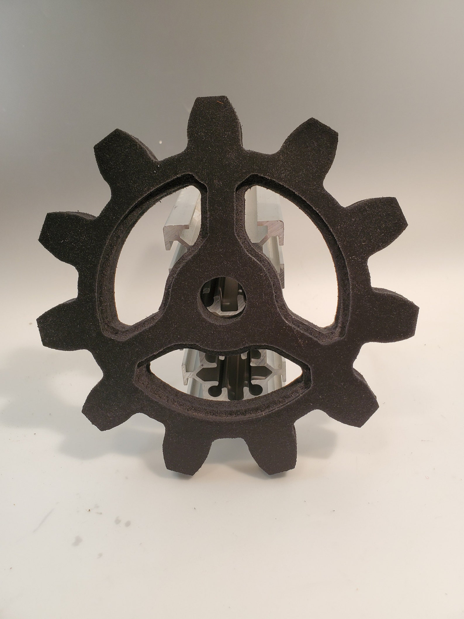 Six Inch (6") Large Wood Gear Wooden Gears Wood Cog Steampunk Wall ...