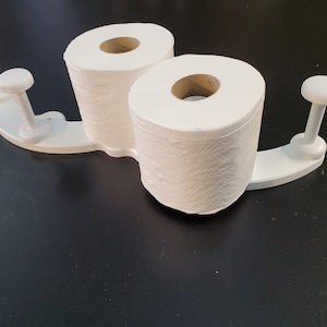 Wave Toilet Paper Holder Toilet Tissue Shelf - Wall Rack - Bathroom ...