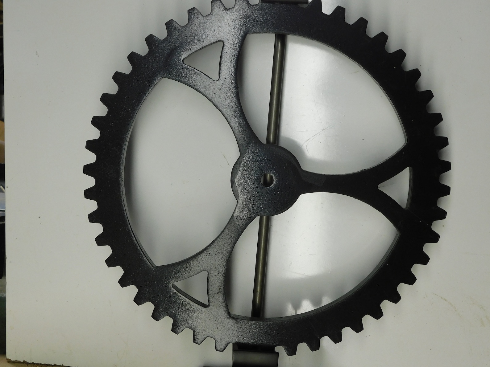 14 in Three Spoke Gear 46 Tooth Steampunk Stem Industrial Cog Cogs ...
