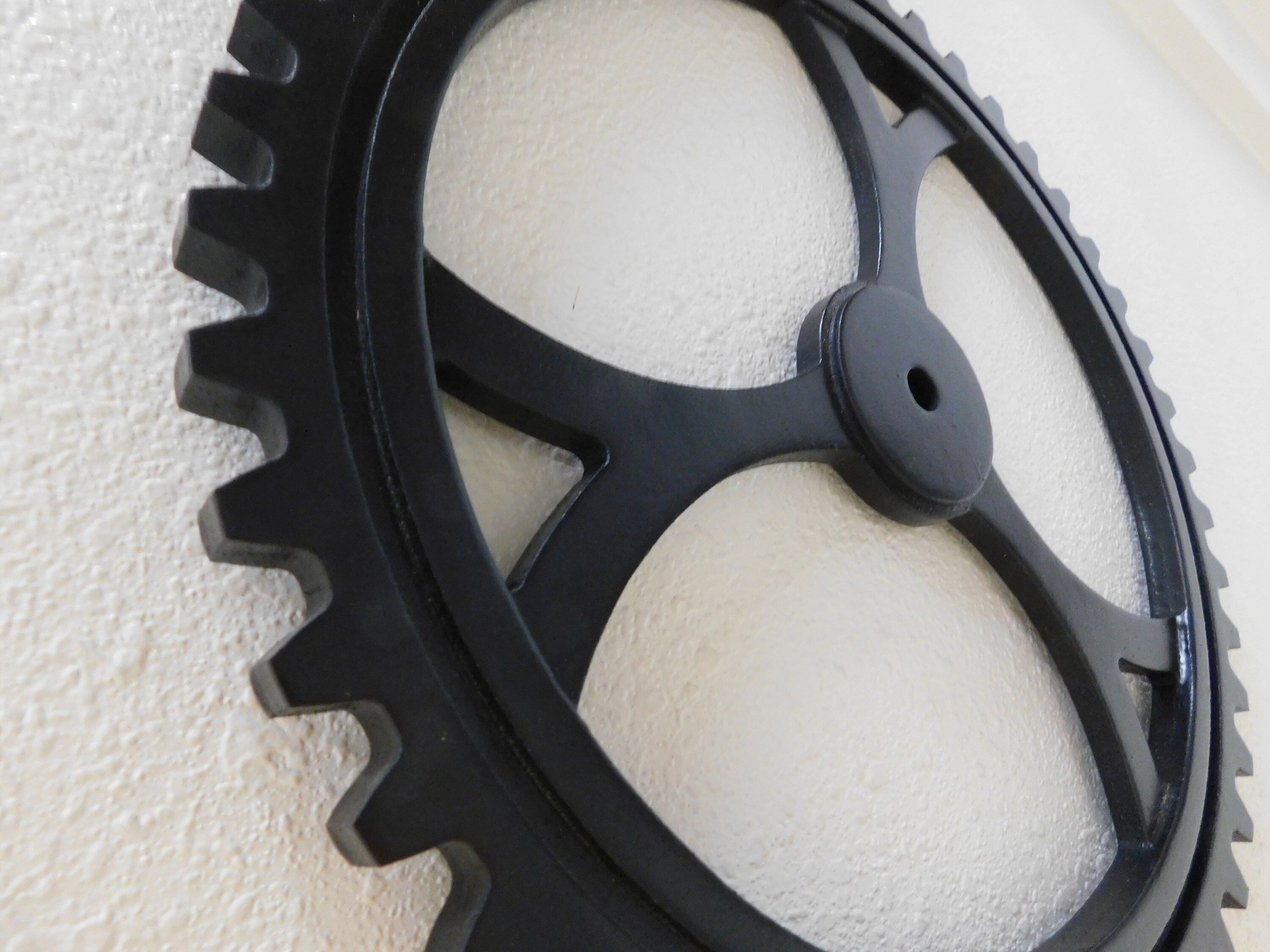 14 in Three Spoke Gear 46 Tooth Steampunk Stem Industrial Cog Cogs ...
