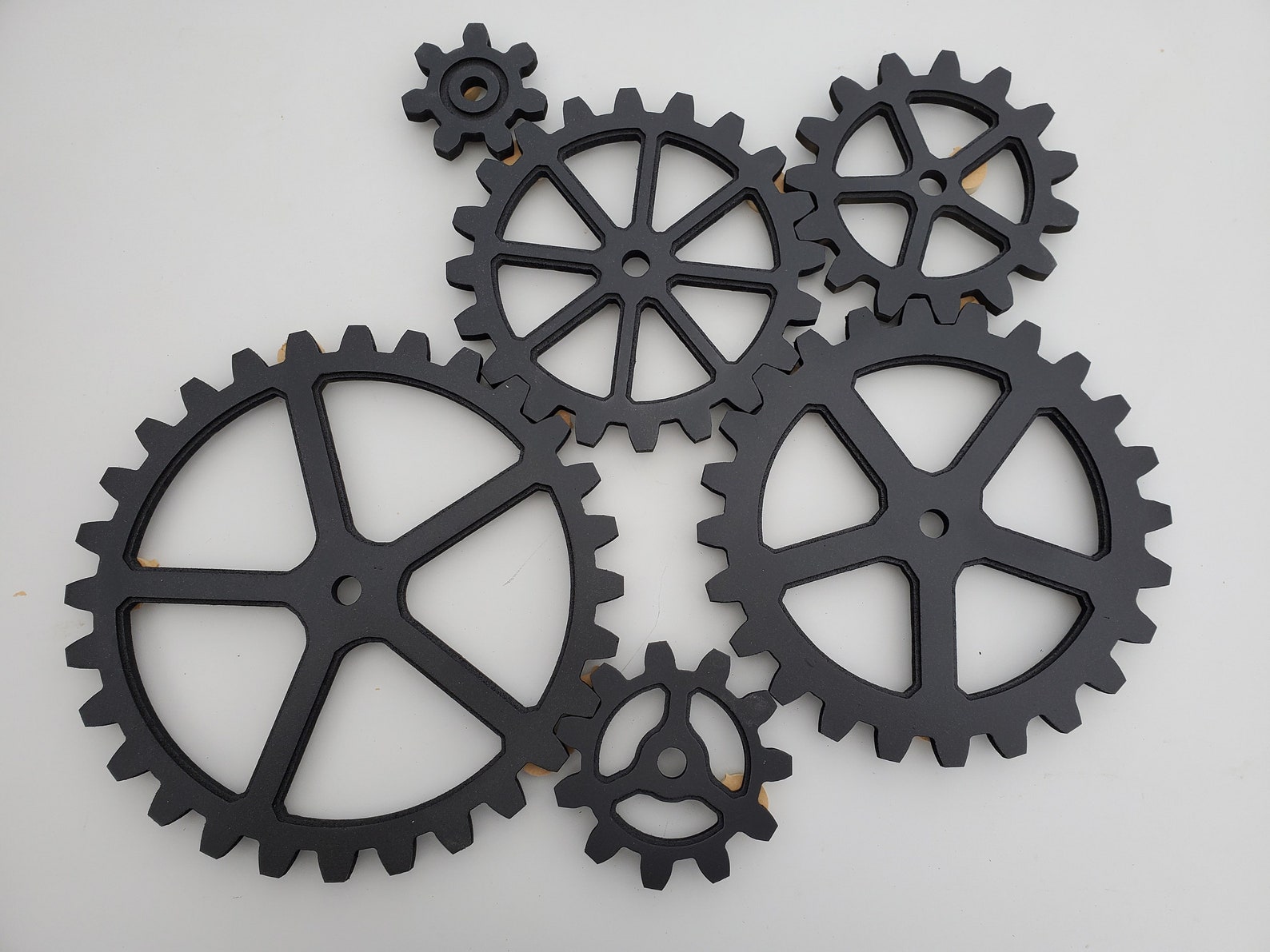 Six Inch 6 Large Wood Gear Wooden Gears Wood Cog - Etsy