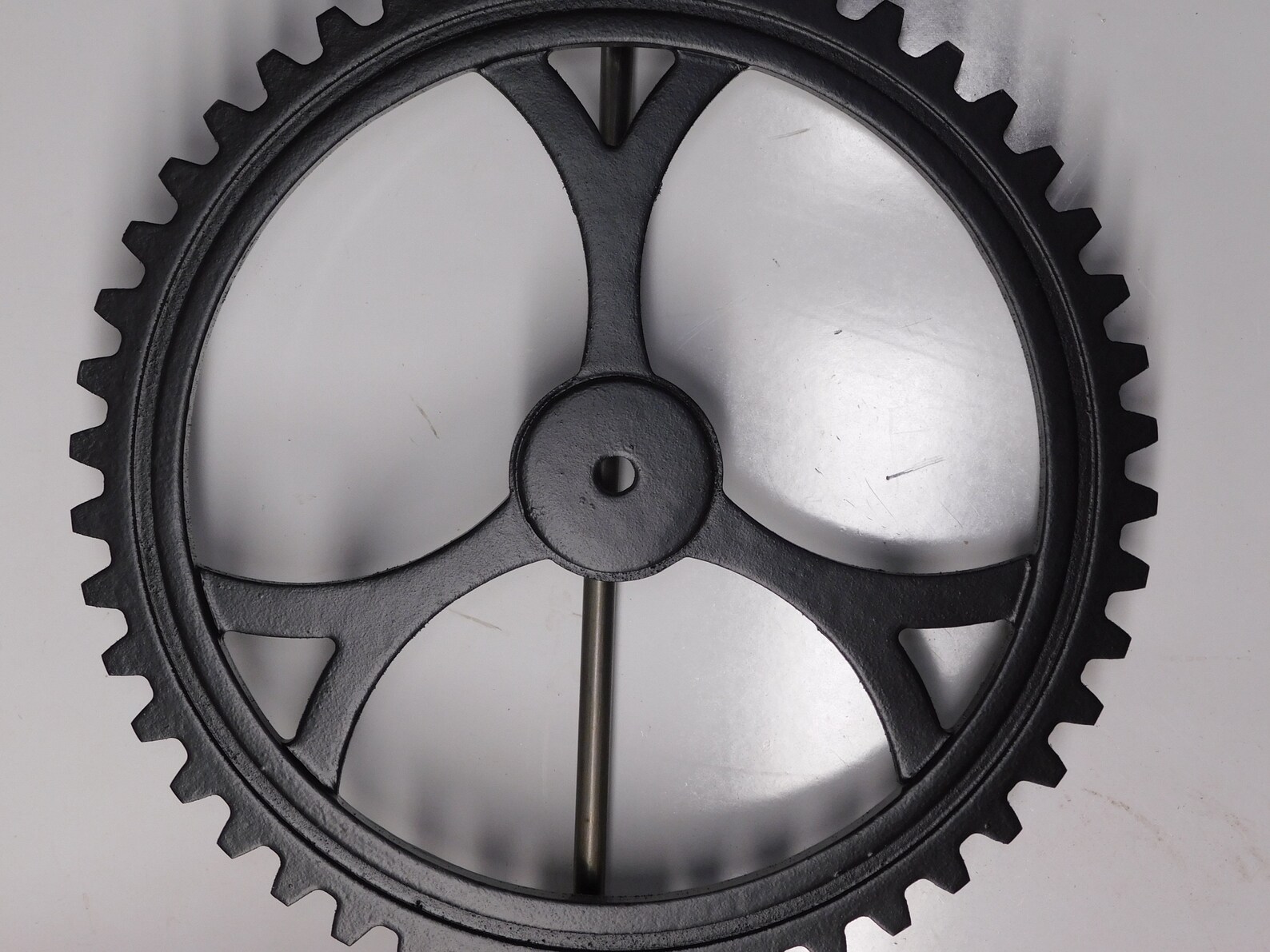 14 in Three Spoke Gear 46 Tooth Steampunk Stem Industrial Cog Cogs ...