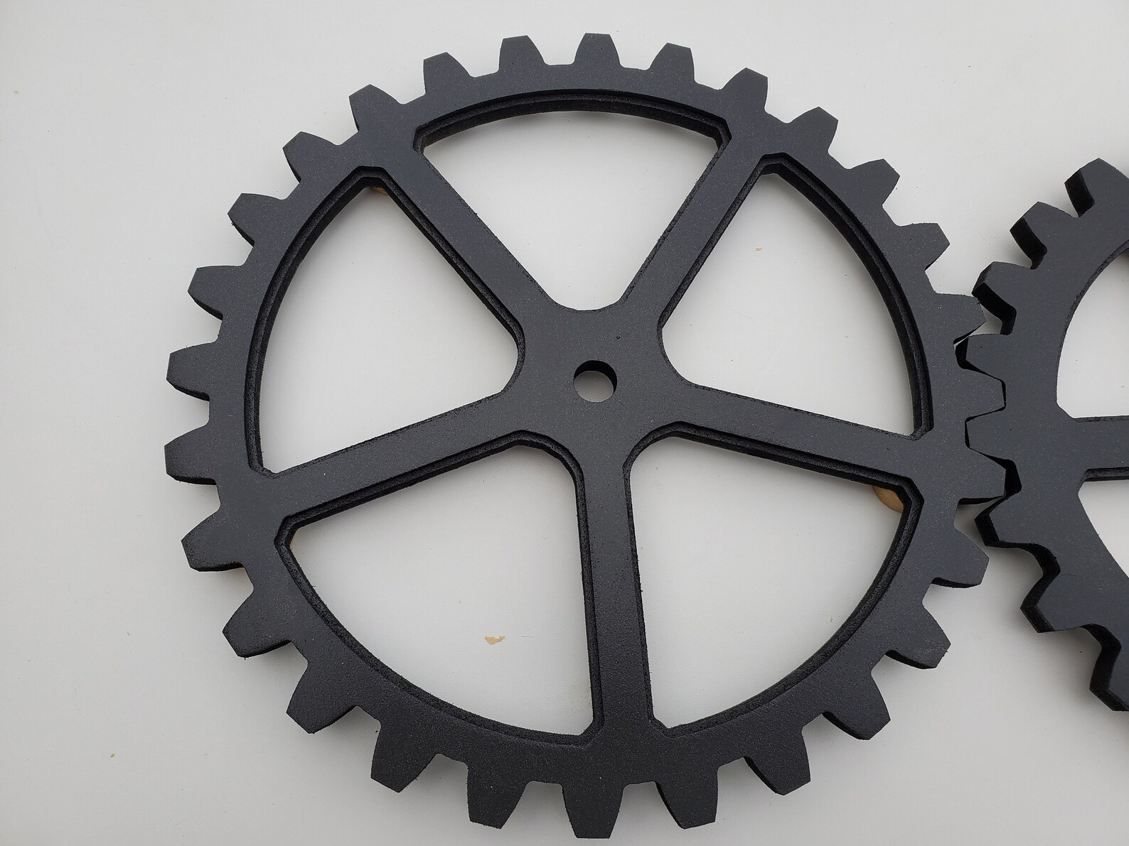 Six Gear Wall - Black - Steampunk Industrial Americana Cog Wheel Cogs ...