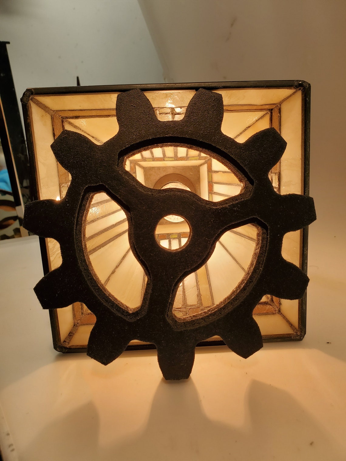 Six Inch (6") Large Wood Gear Wooden Gears Wood Cog Steampunk Wall ...