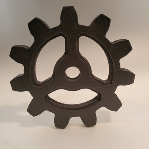 Six Inch (6") Large Wood Gear Wooden Gears Wood Cog Steampunk Wall ...