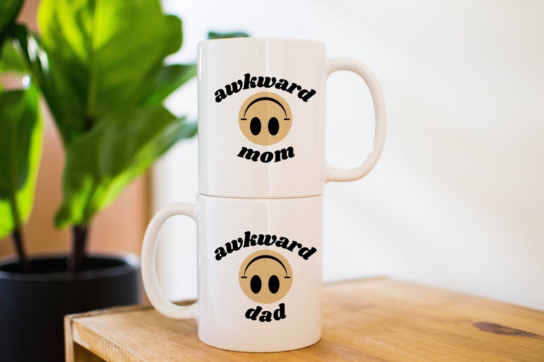 Awkward Dad/mom Mug: 11oz or 15oz Ceramic Coffee Cup - Etsy