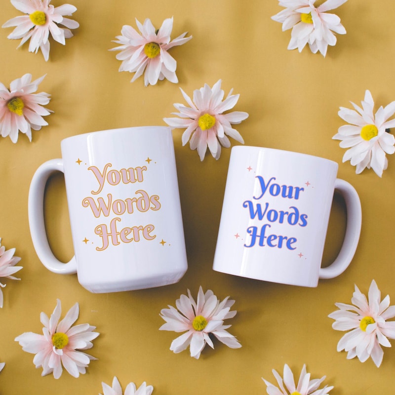 Pink Mugs Large - Etsy