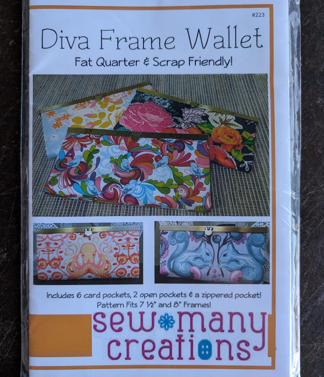 Diva Frame Wallet Pattern - Etsy