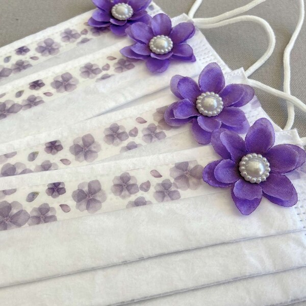 Floral Face Mask - Etsy