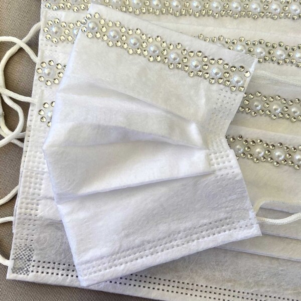Embellished Face Mask - Etsy