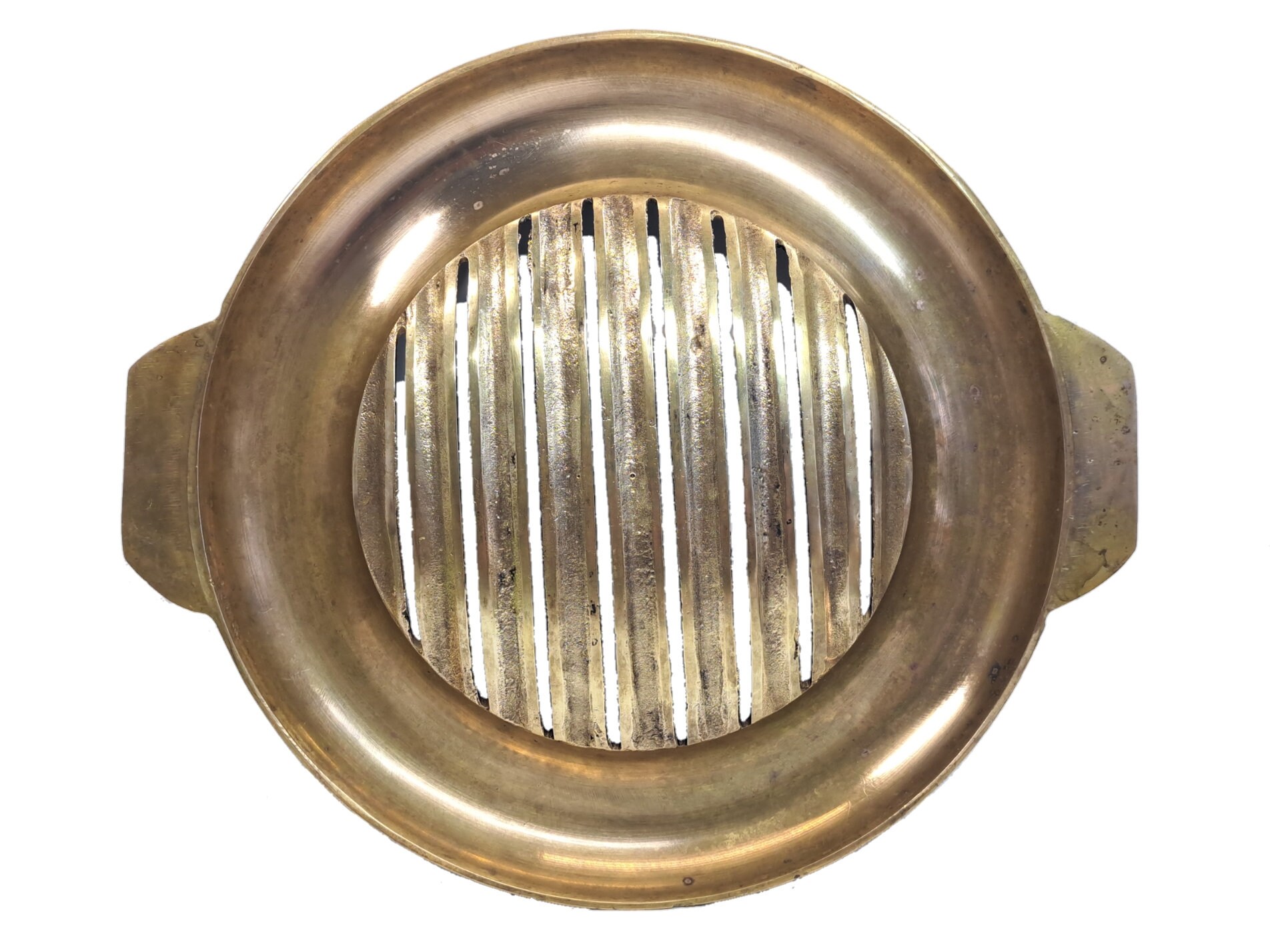 Vintage Thai Korean Mookata BBQ Cast Brass Grill Hot Pan Plate - Etsy