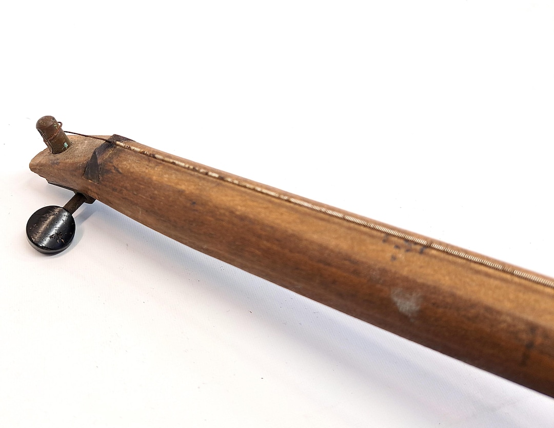 Antique Folk Art Hand Made One String Cigar Box Fiddle Signed & Dated ...