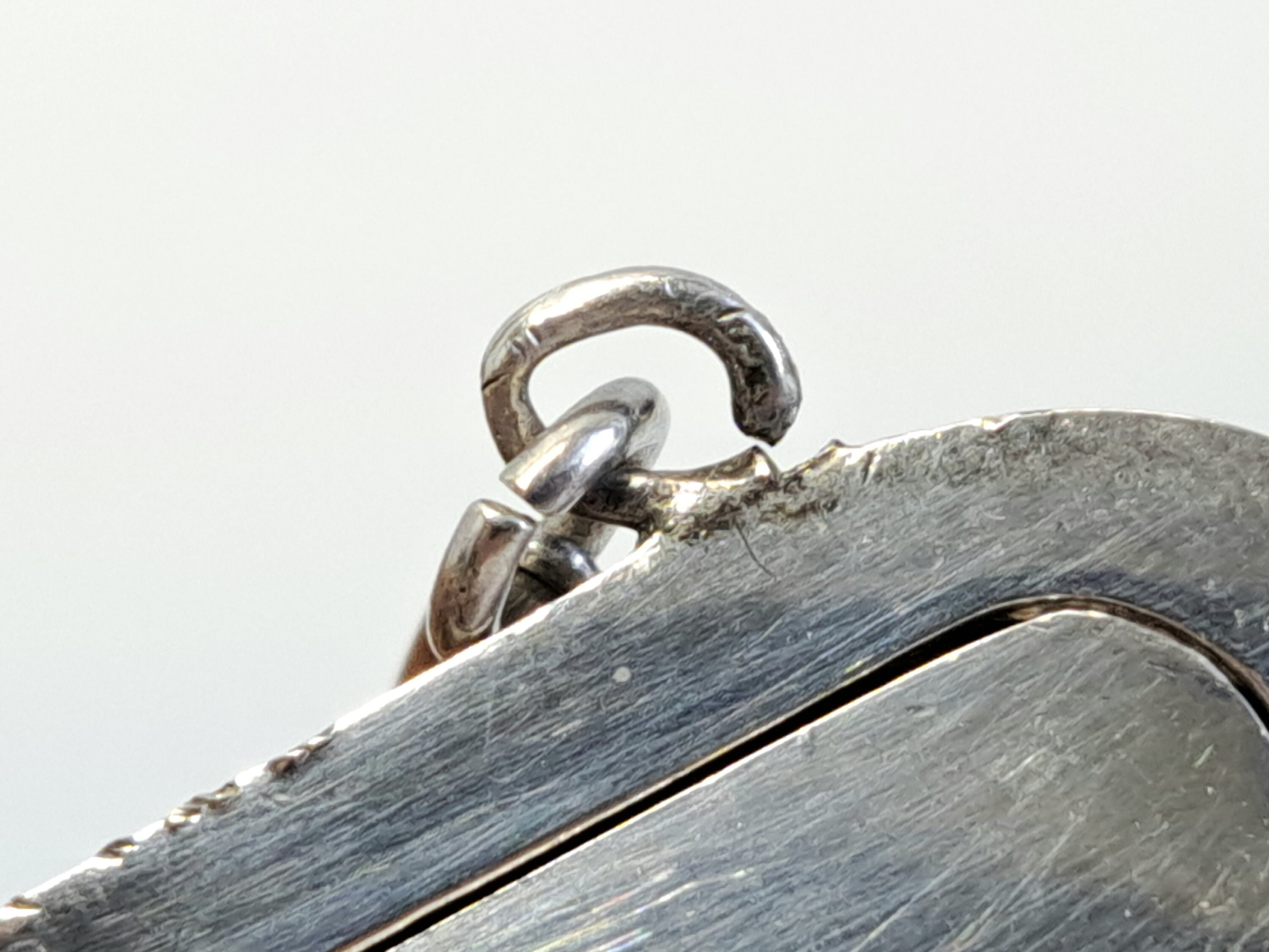 Antique Foster & Bailey Sterling Silver Compact Dance Purse Hand ...