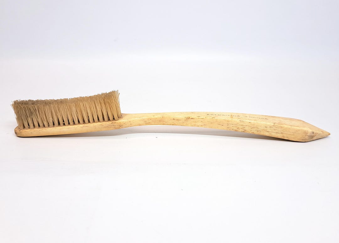 Antique French Extra Fine Toothbrush Bovine Bone Handle & Boar Hair ...