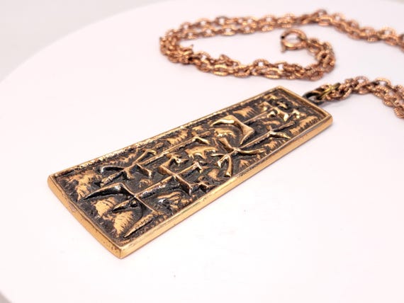 Vintage Laszlo Domotor MCM Brutalist Cast Brass Penda… - Gem