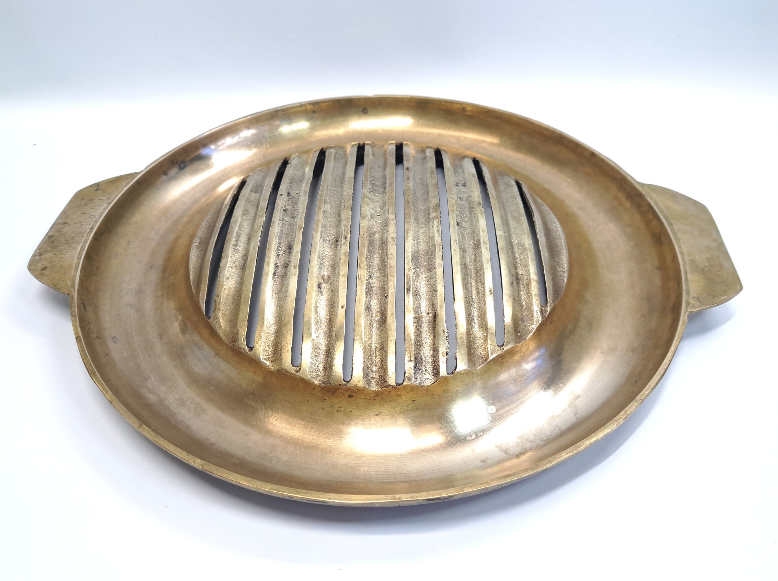 Vintage Thai Korean Mookata BBQ Cast Brass Grill Hot Pan Plate - Etsy