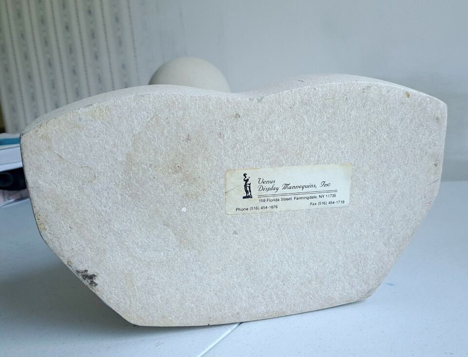 Vintage Fiberglass Long Neck Mannequin Bust Cosplay Sci-fi Alien UFO ...