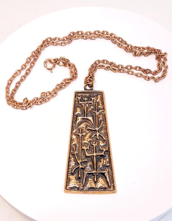 Vintage Laszlo Domotor MCM Brutalist Cast Brass Penda… - Gem