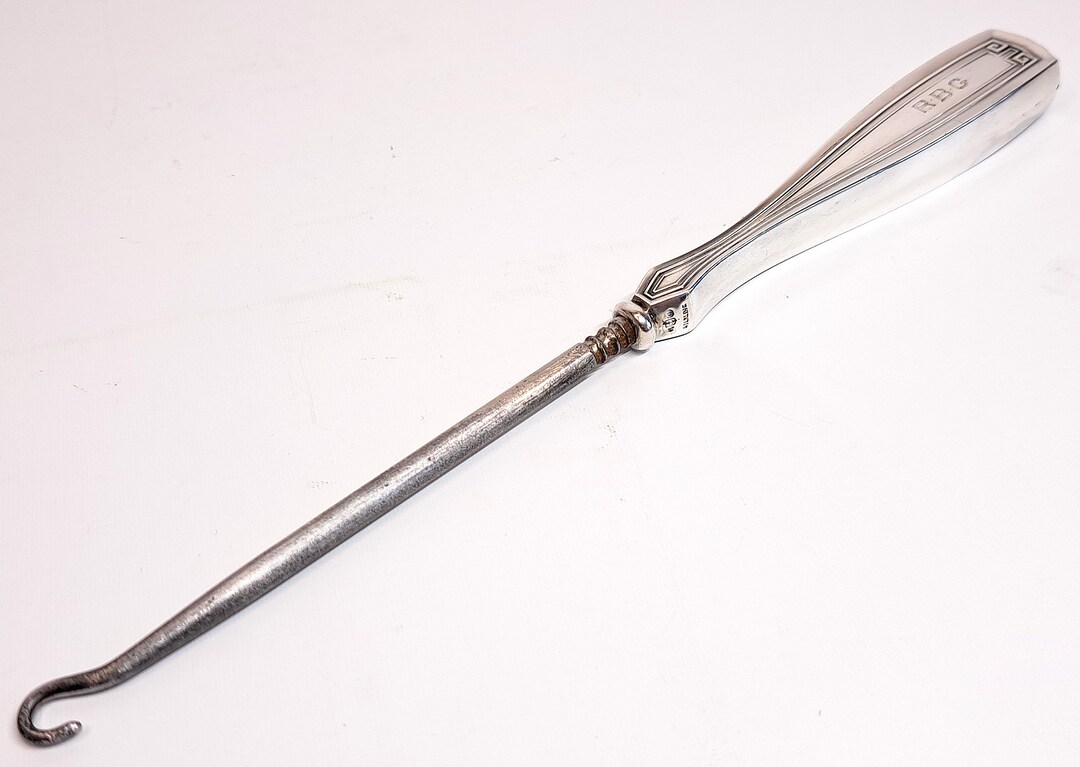 Vintage Art Deco Sterling Silver Etruscan Button Hook by Gorham ...