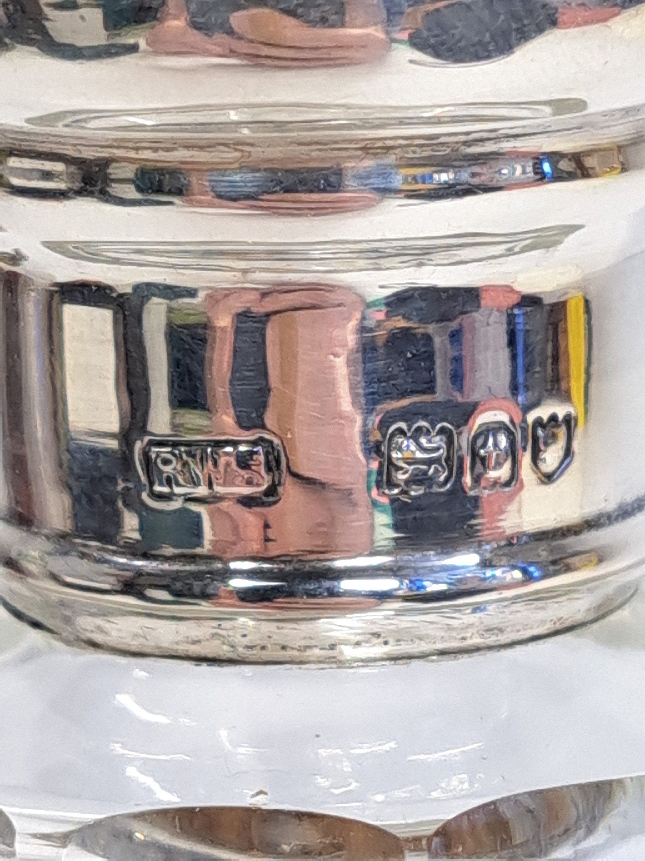 Vintage Robert Wadman Stilby Sterling Silver & Cut Glass Vanity Dresser ...