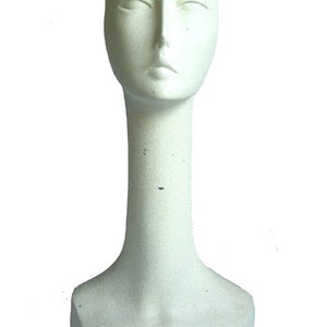 Vintage Fiberglass Long Neck Mannequin Bust Cosplay Sci-fi Alien UFO ...