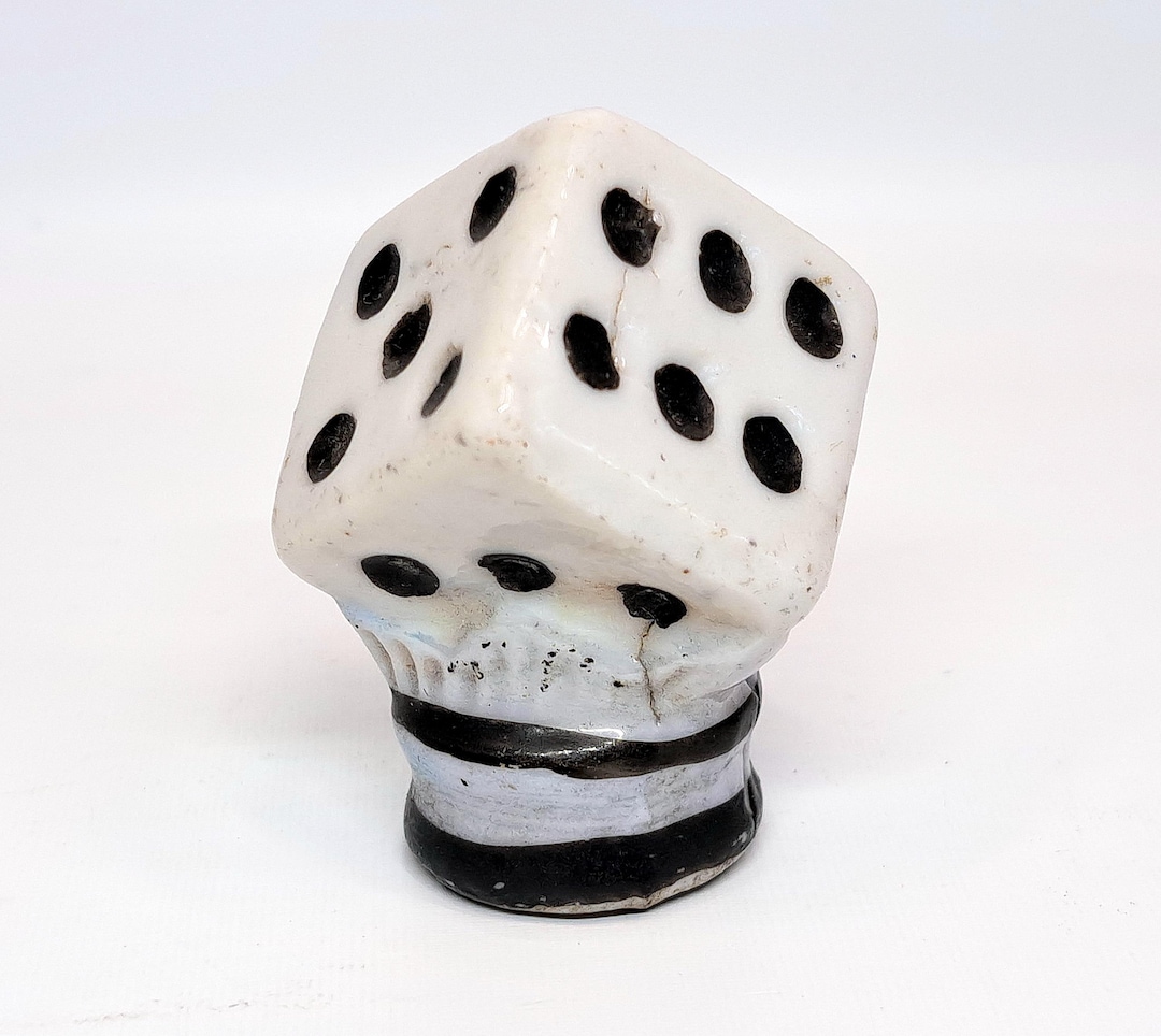 Vintage Porcelain Carnival Prize Cane Head Topper Walking Stick Handle ...