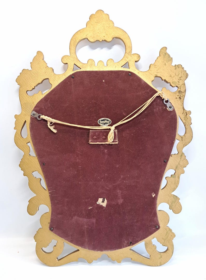 Vintage MCM Hollywood Regency Syroco Gold Gilt Mirror Syracuse ...