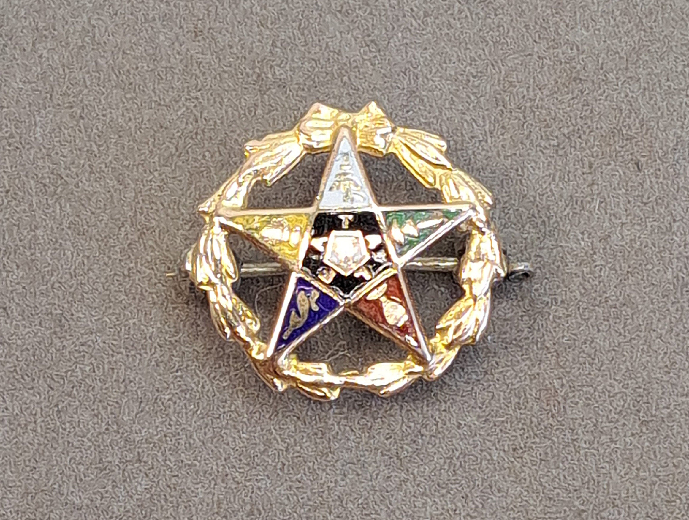 Vintage Masonic Order of the Eastern Star FATAL 10k Yellow Gold ...